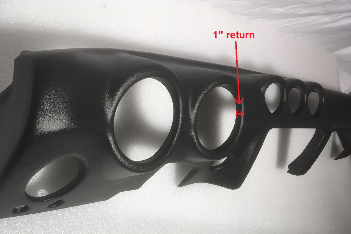 Datsun 260Z/280Z Full Face Dashboard Cover with 1" Returns – ZCarGuide